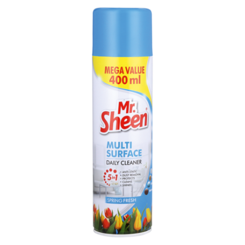 Furniture Polish Mr Sheen > Clean & Shine 300ml Aerosol Ass - Red Spot