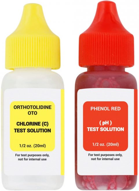 Pool Test Indicator Refil Only> Chlorine Yellow - Red Spot